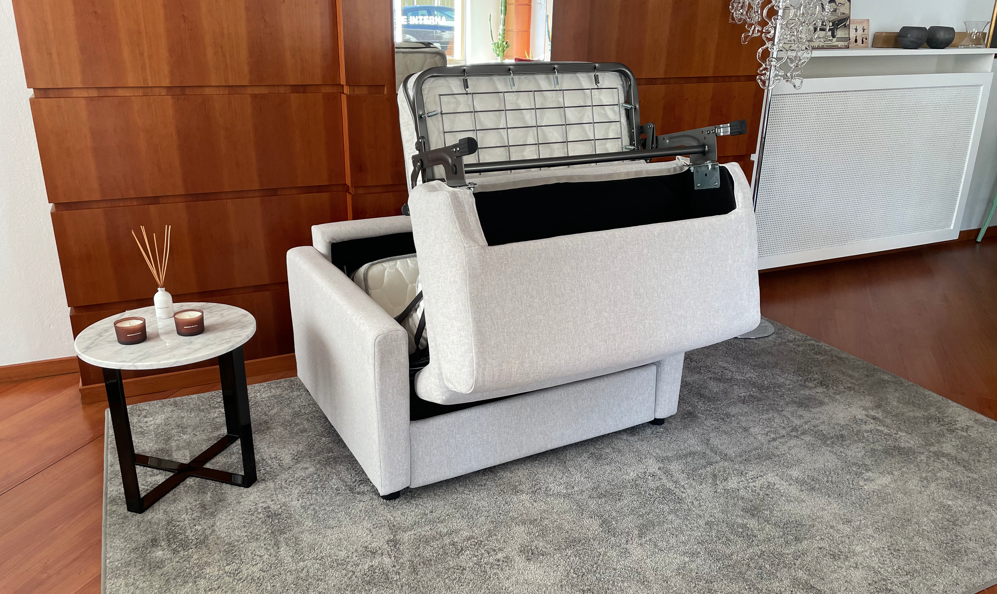 Poltrona letto con materasso alto 18 cm. Oslo | TINO MARIANI