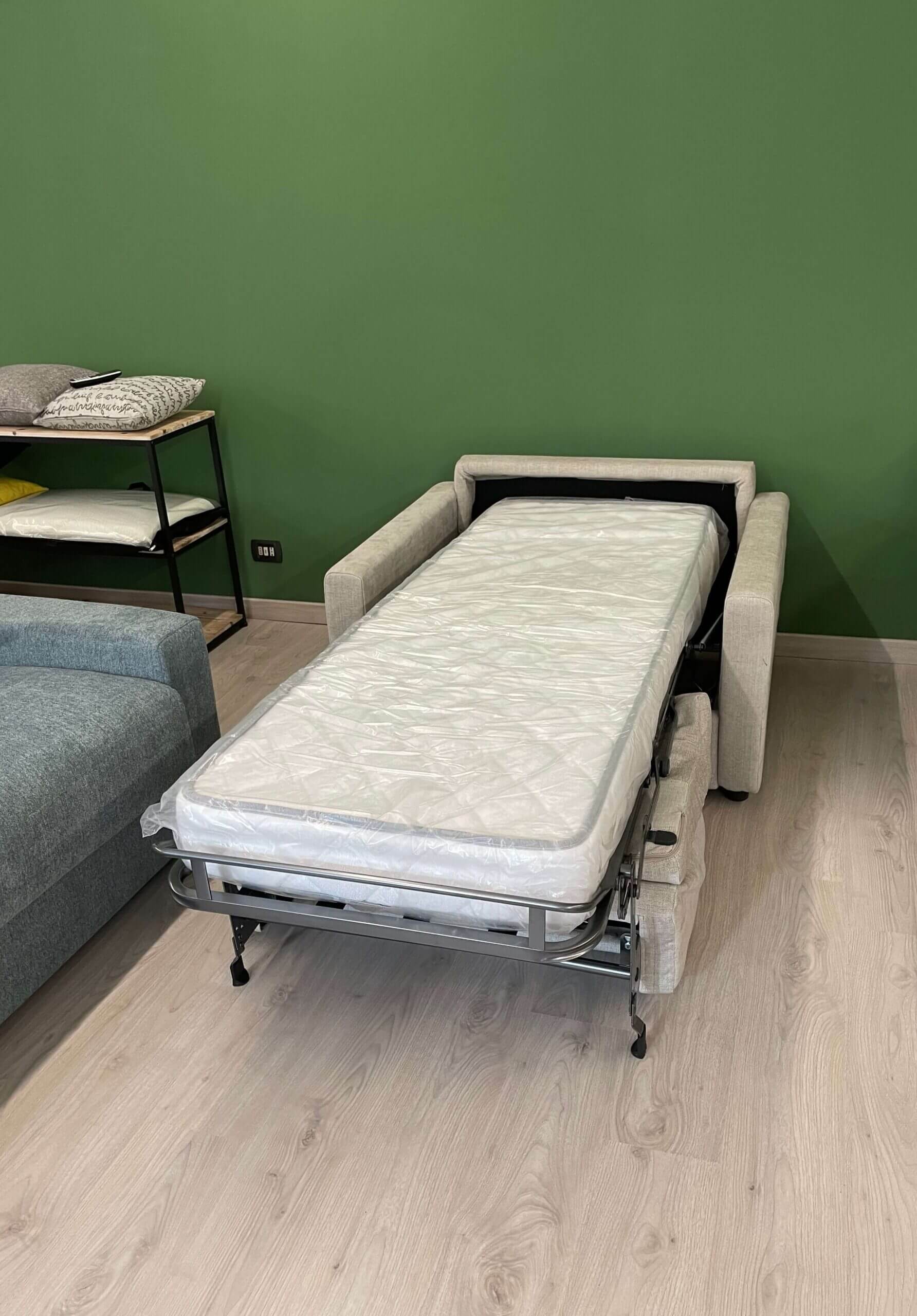 Poltrona letto con materasso alto 18 cm. Oslo | TINO MARIANI